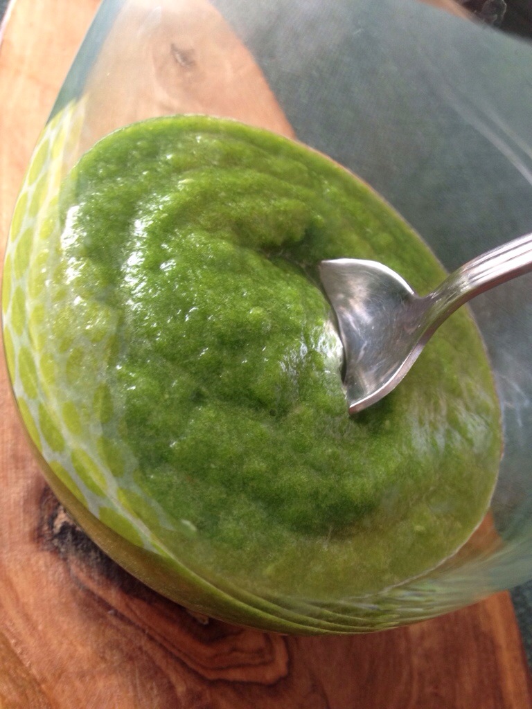 Green Applesauce | Karolina's Kitchen
