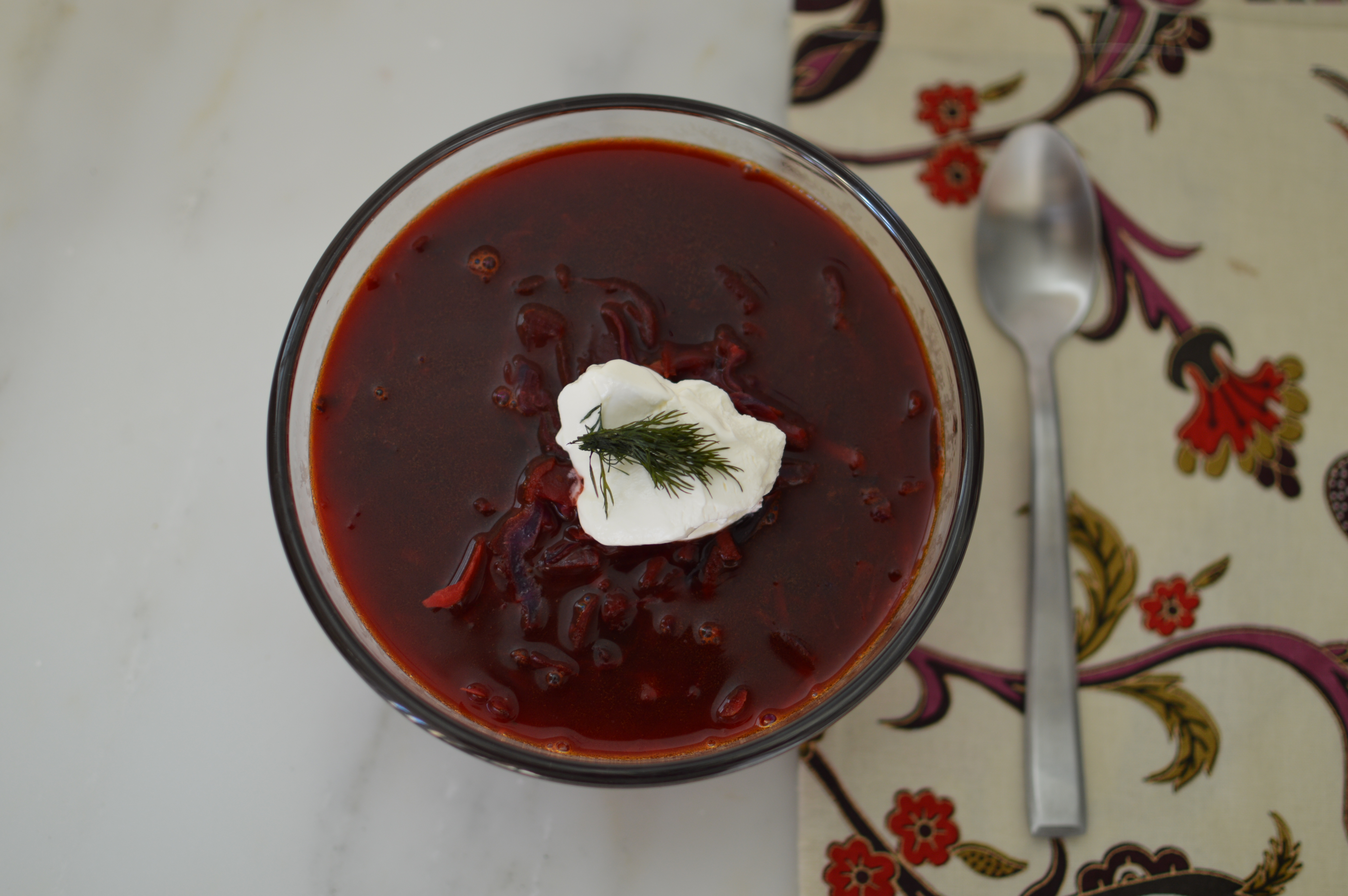 Ukrainian Beet Soup (Borscht) | Karolina's Kitchen